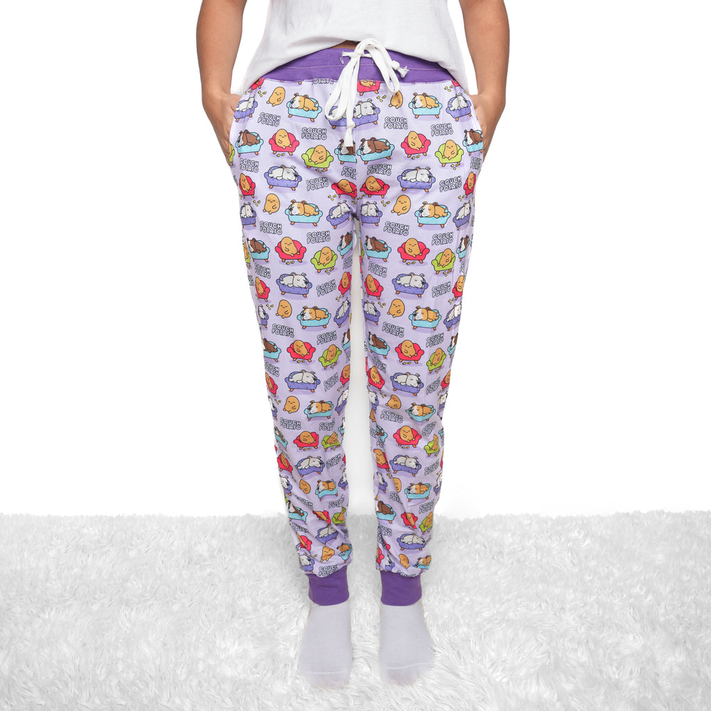 Couch Potato Human Pants- Purple – Pittie Clothing Co.