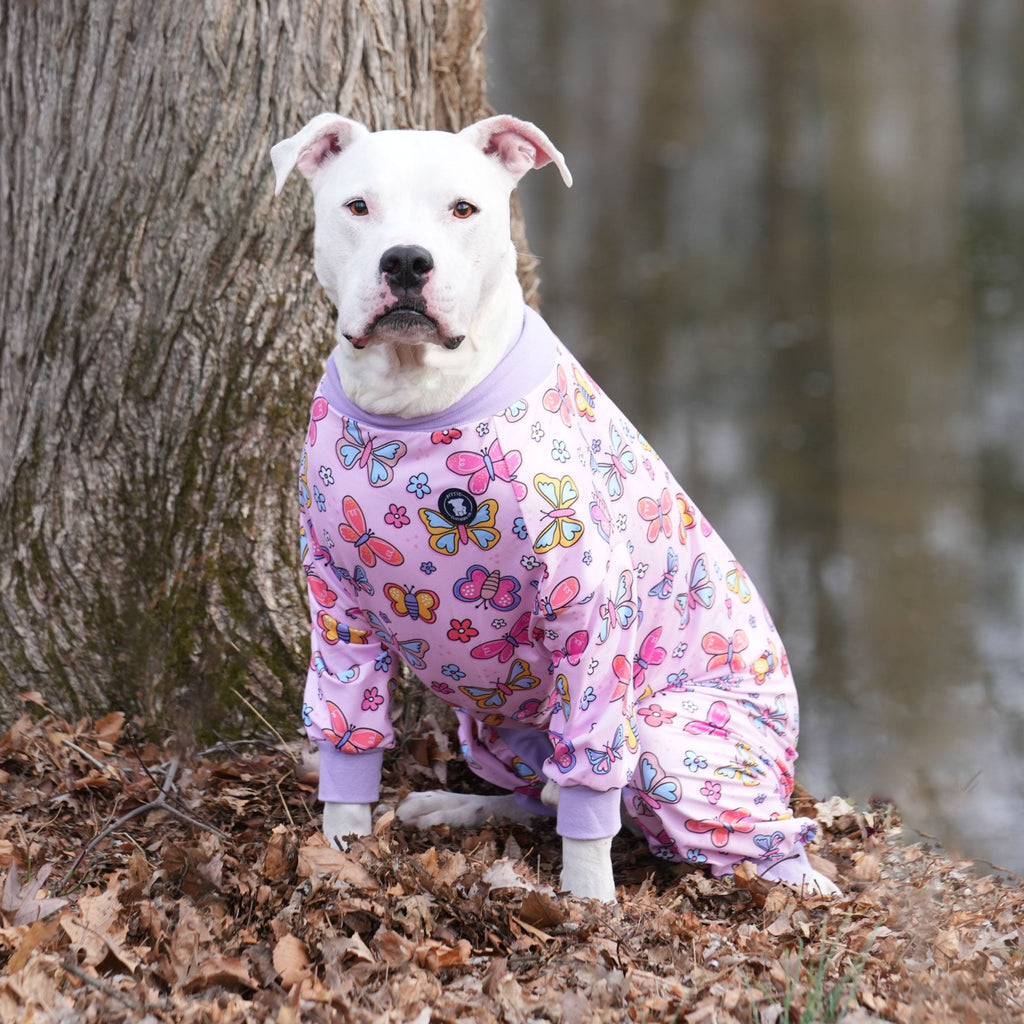My Heart's A'Flutter Pitbull Pajamas – Pittie Clothing Co.